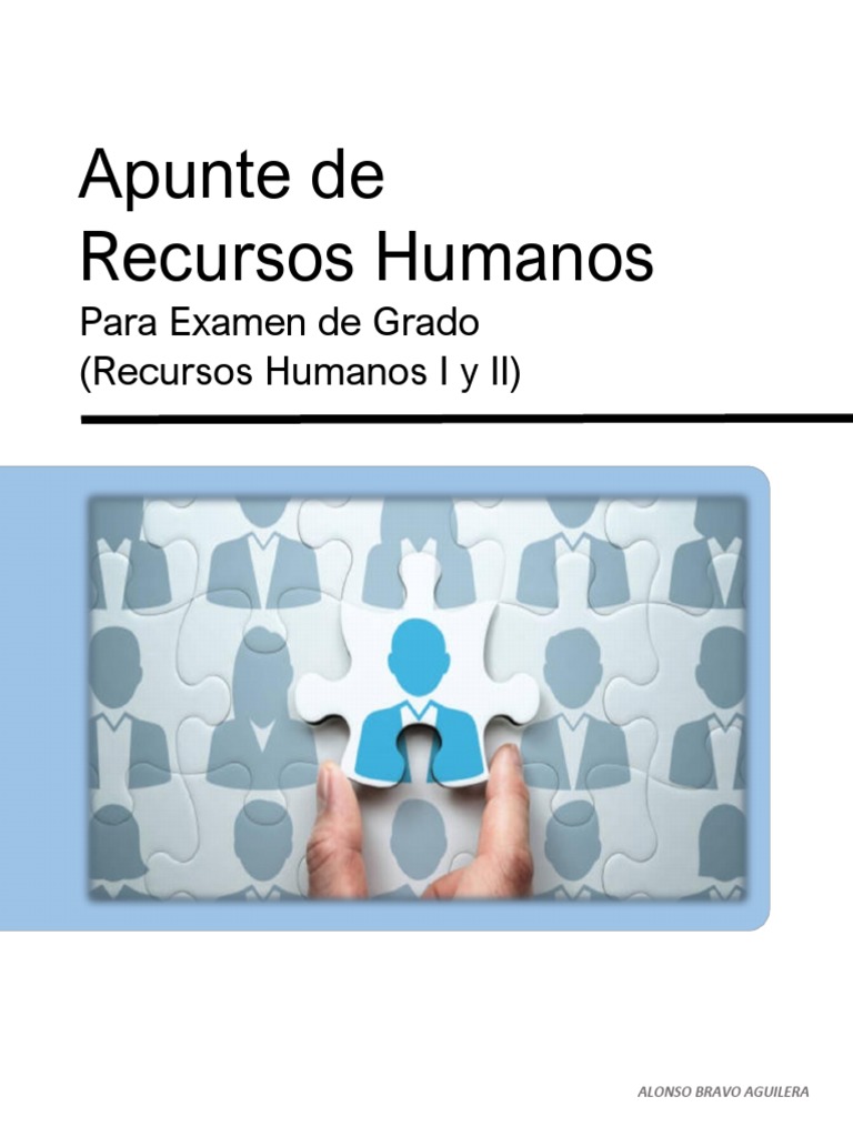 Apunte RRHH | PDF | Gestión de recursos humanos | Reclutamiento
