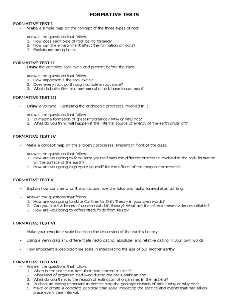 Quiz 1 - 10 | PDF | Geologic Time Scale | Rock (Geology)