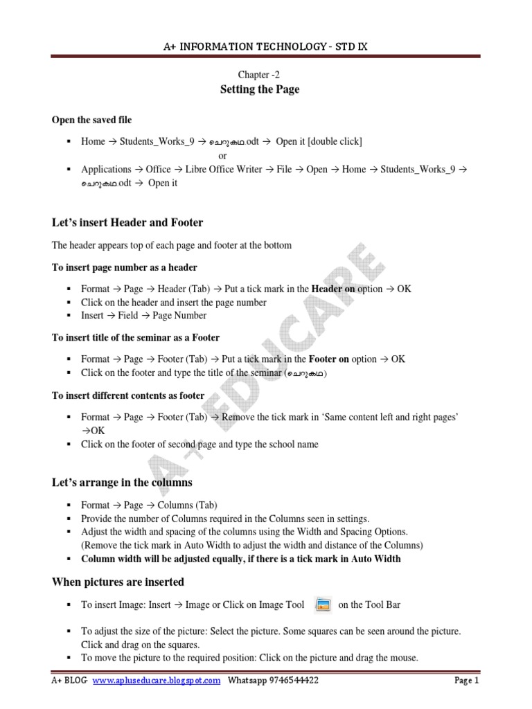 Class 9 ICT Chapter 2 Notes | PDF | Cursor (User Interface) | Software ...