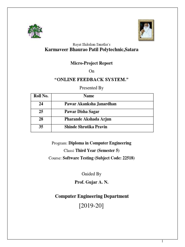STE Micro Project Report PDF | PDF | Software Testing | Computer Science