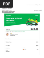 Online Invoice of GrabFood | PDF | Cooking | Cuisine