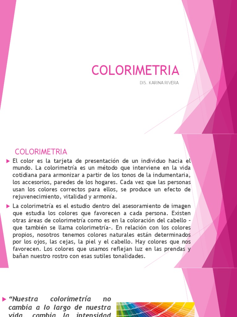 Colorimetria 1 | PDF | Color | Amarillo