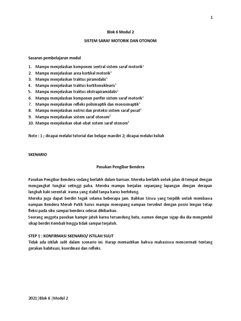 Blok 6 Modul 2 - 2021 | PDF