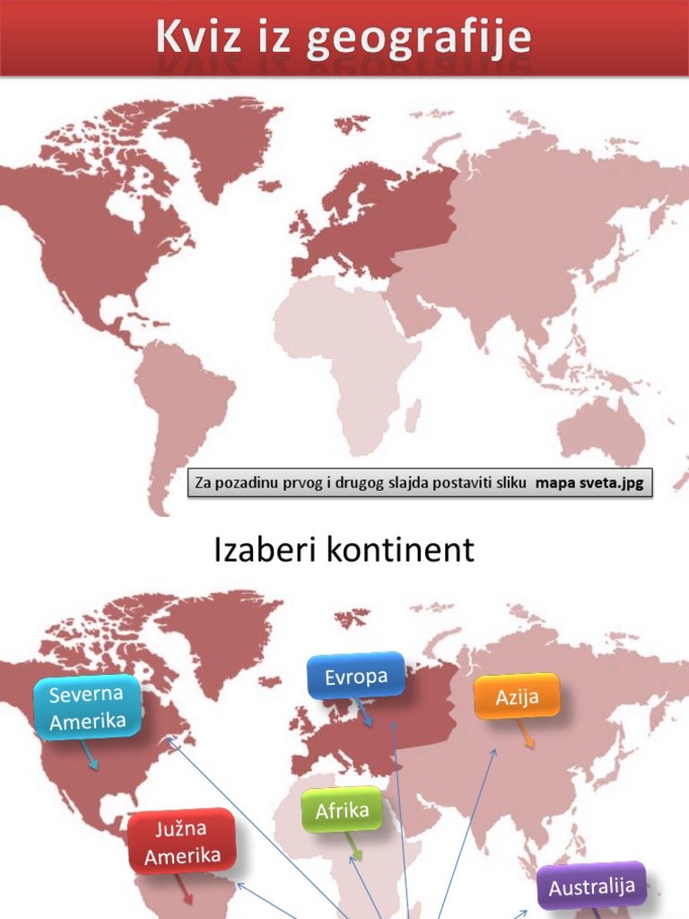 Kviz Iz Geografije | PDF