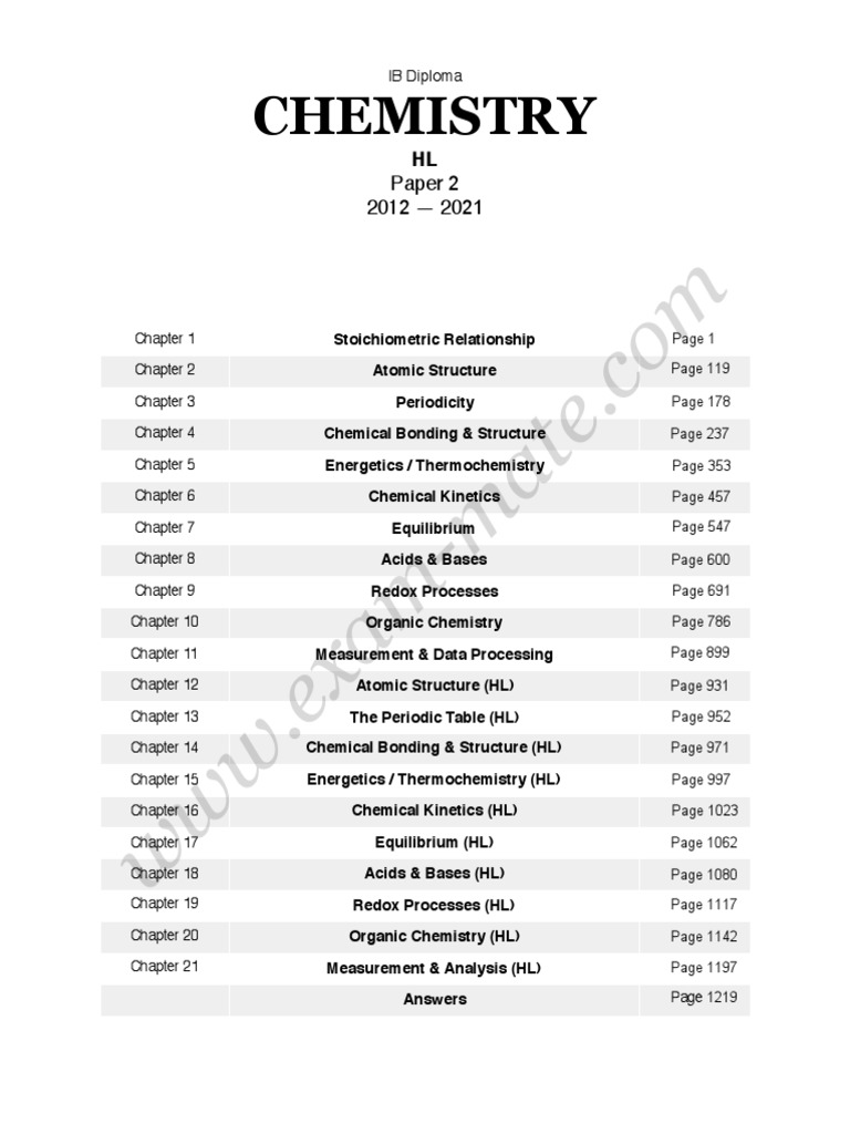 Paper 2 | PDF | Stoichiometry | Chemistry