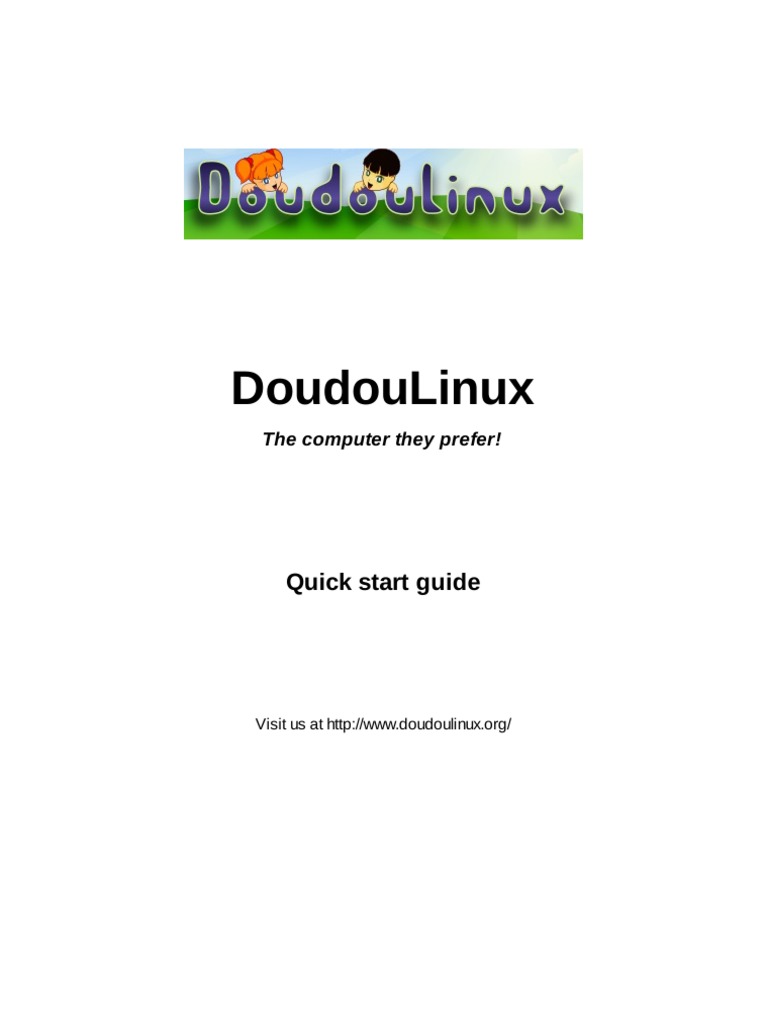 Doudoulinux: Quick Start Guide | PDF | Booting | Computer Keyboard