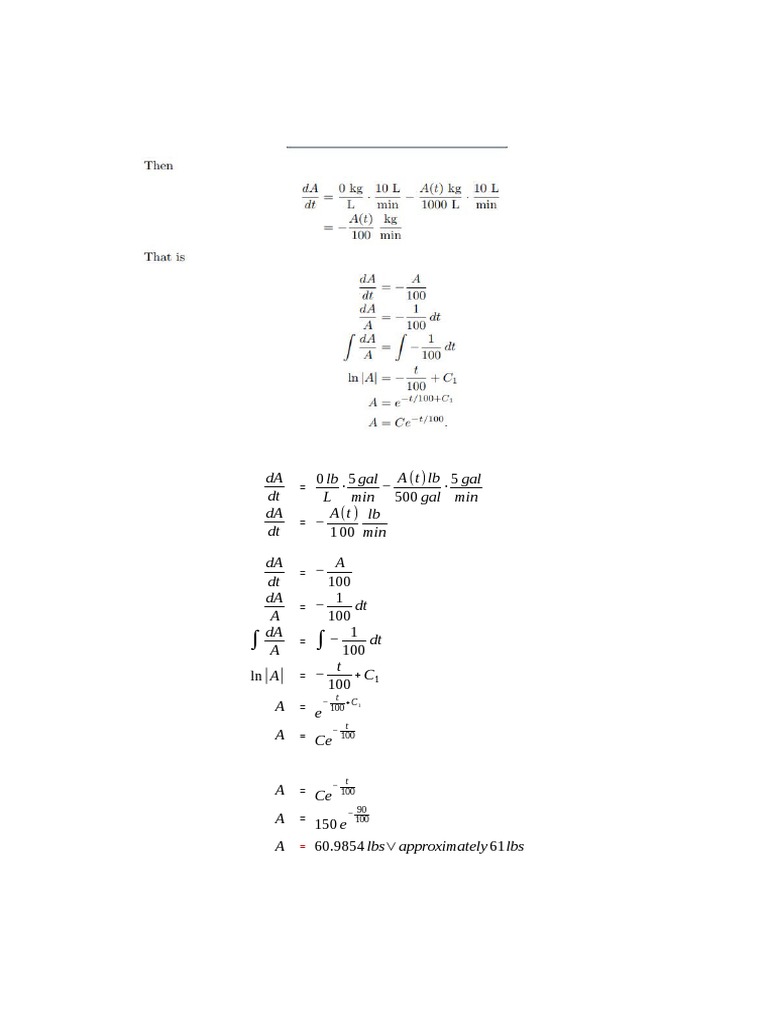 Brine Solution | PDF