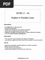 Angles in Parallel Lines pdf1 | PDF | Angle | Elementary Geometry