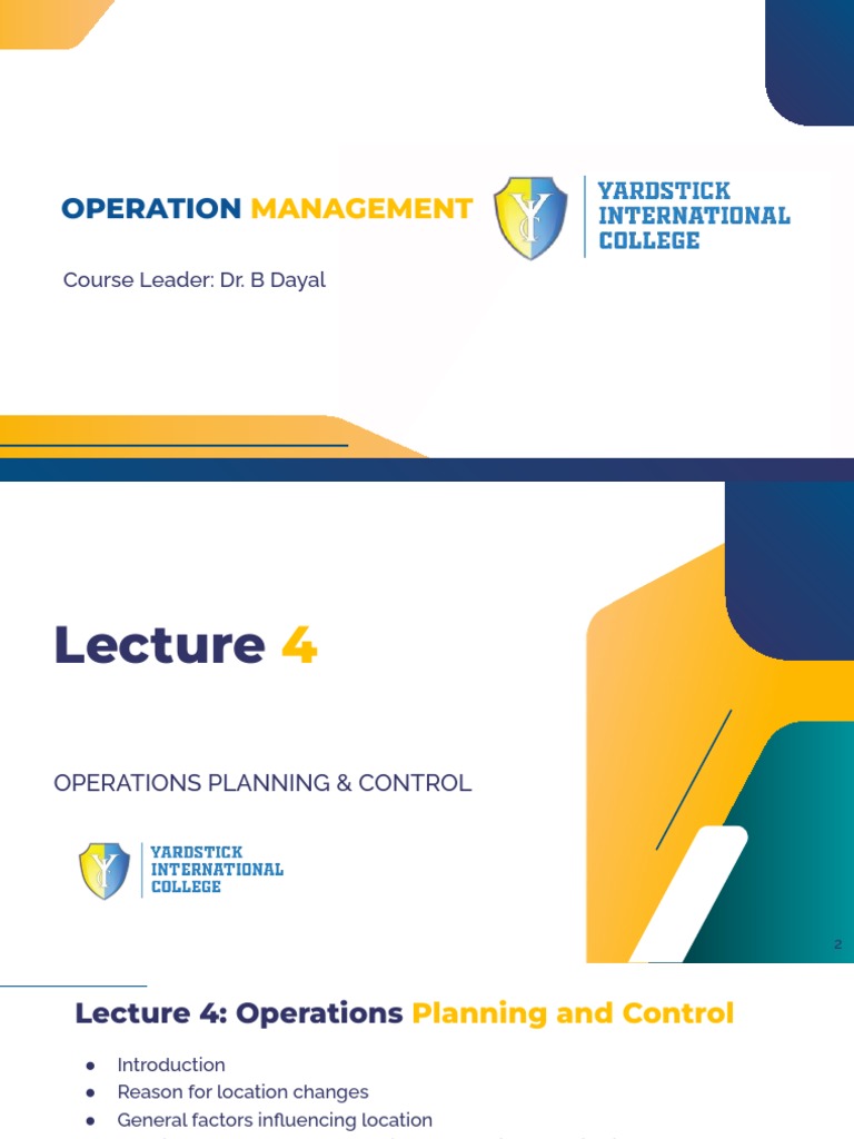 OM Ch4 | Download Free PDF | Scheduling (Computing) | Employment