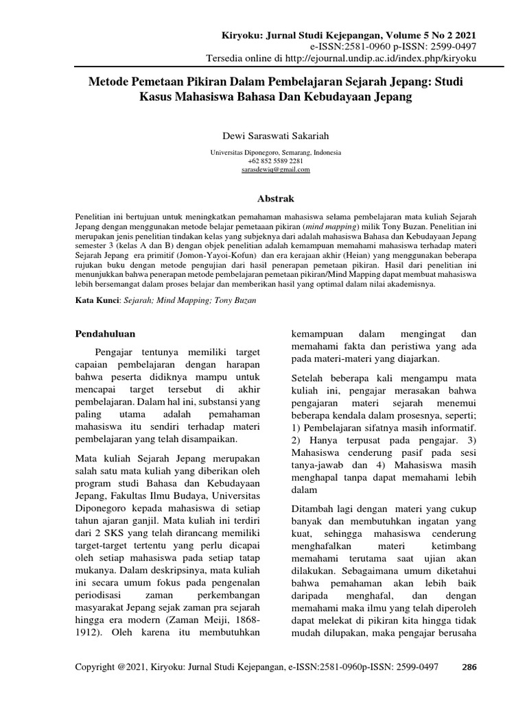 Mind Map Sejarah Pendidikan Pada Masa Pendudukan Jepang | PDF | Karier ...