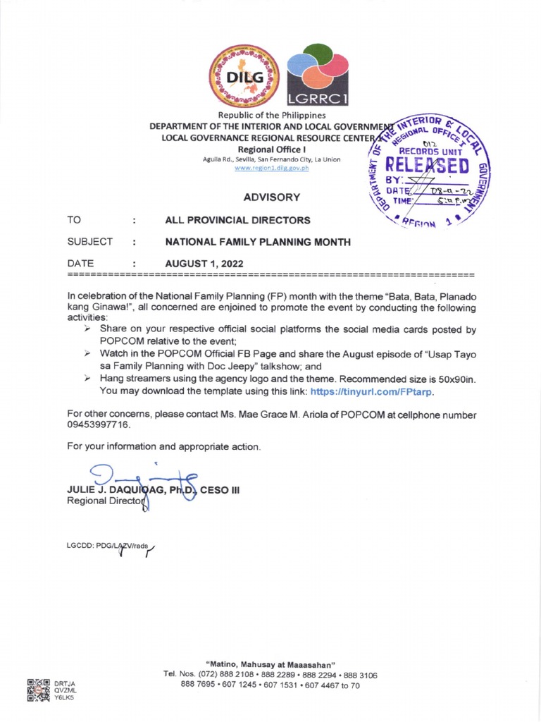 National Family Planning Month | PDF