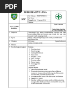 Sop Perawatan Luka | PDF