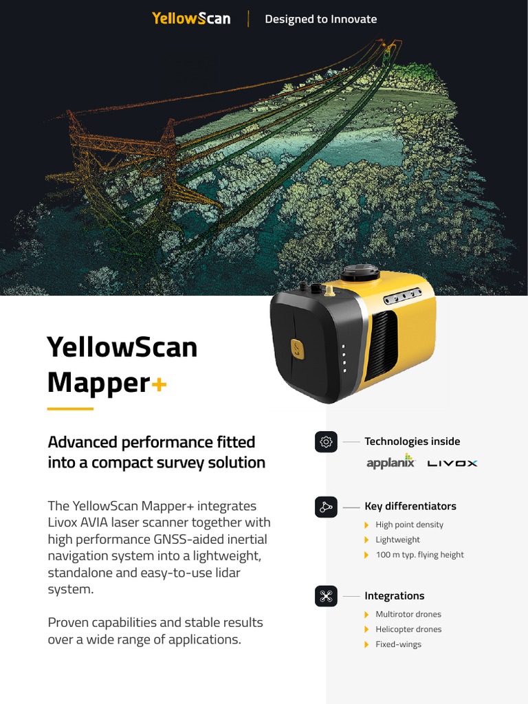 EN - Datasheet - Mapper+ | PDF | Lidar | Accuracy And Precision