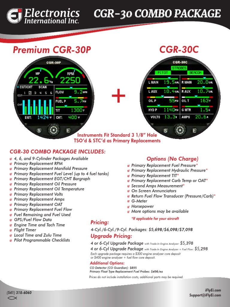 CGR-30 Combo Sheet | PDF | Vehicles | Mechanical Engineering