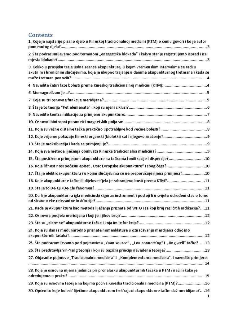 Pitanja I Odgovori | PDF