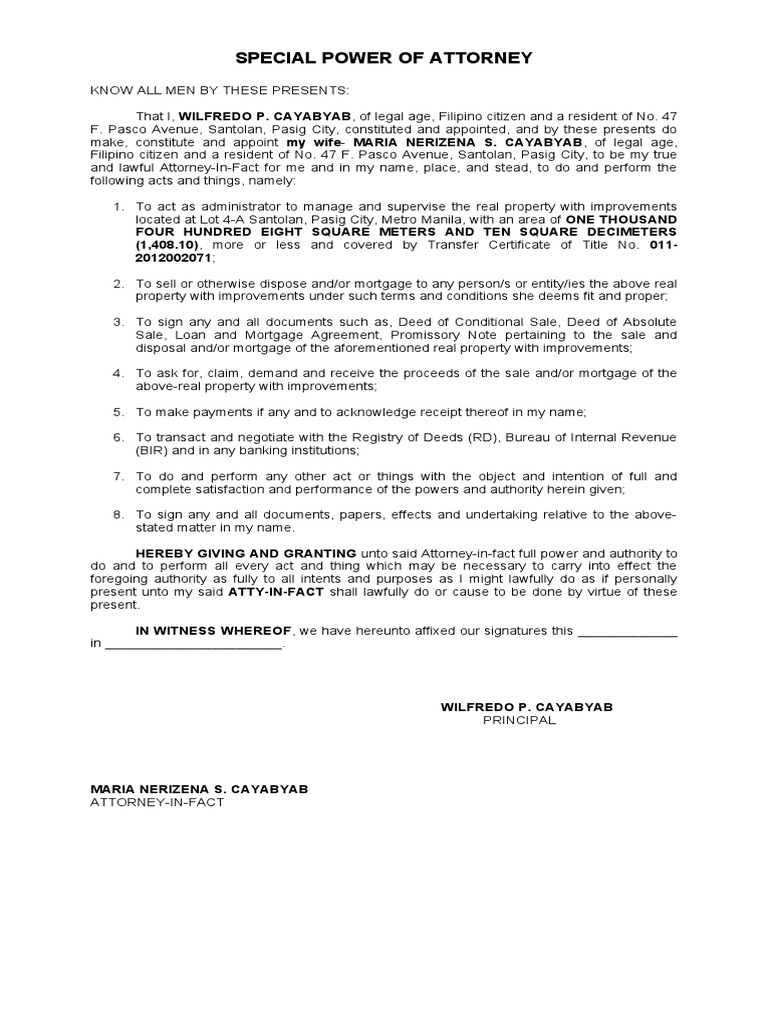 General Power of Attorney | PDF | Power Of Attorney | Notary Public