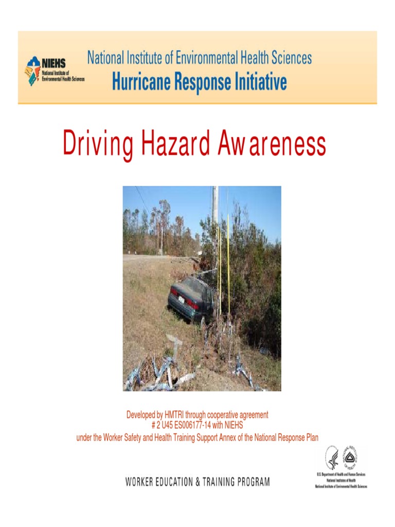 Niehs Driving Hazard Awareness | PDF | Traffic | Transport