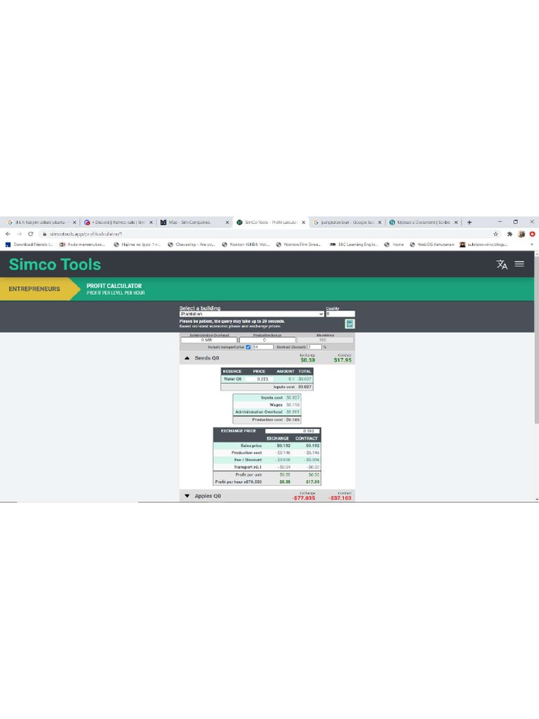 Sim Companies - Screen Shot | PDF