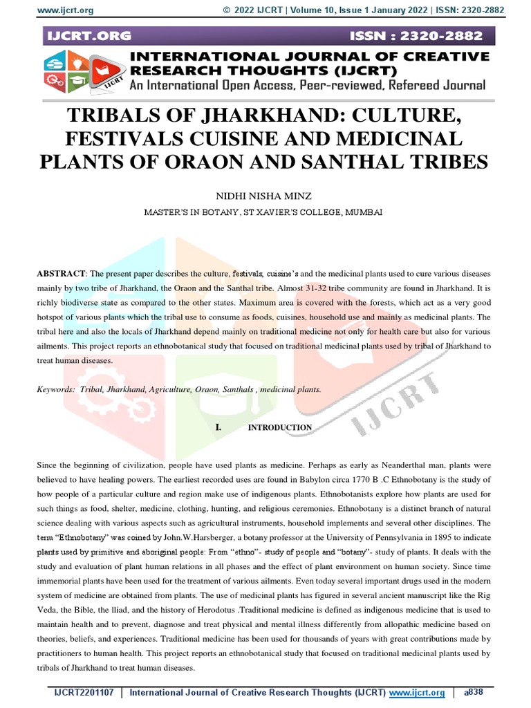 Jharkhandi Culture Festivals | PDF