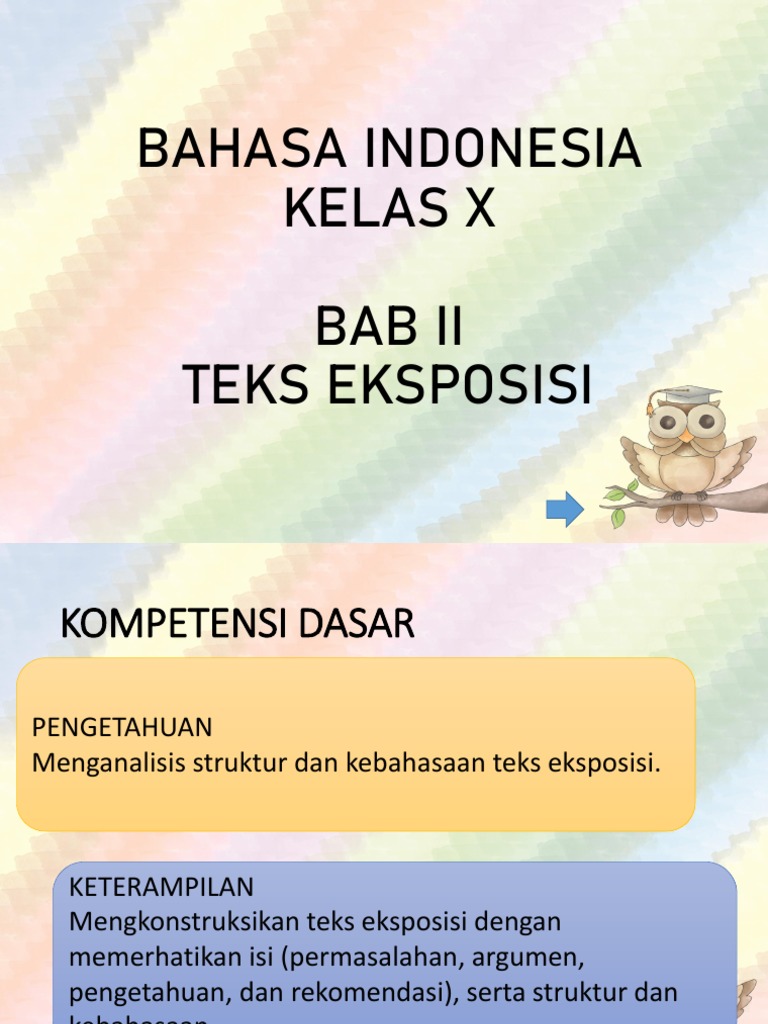 Slide BDR Bahasa Indonesia KLS X - BAB 2-6 | PDF