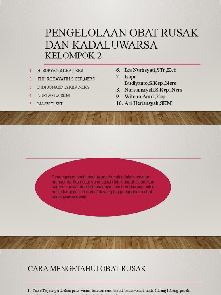 Pengelolaan Obat Rusak Dan Kadaluwarsa | PDF
