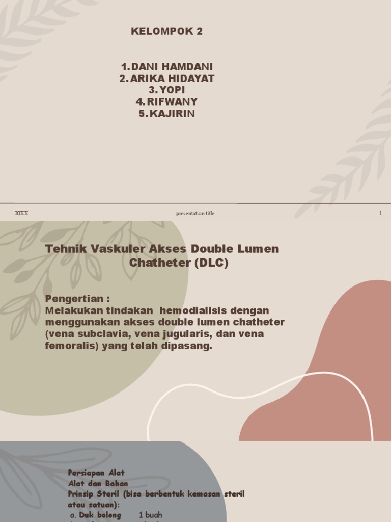 Judul yang tepat untuk dokumen tersebut adalah "Daftar Nama Peserta Presentasi Teknik Vaskuler ...