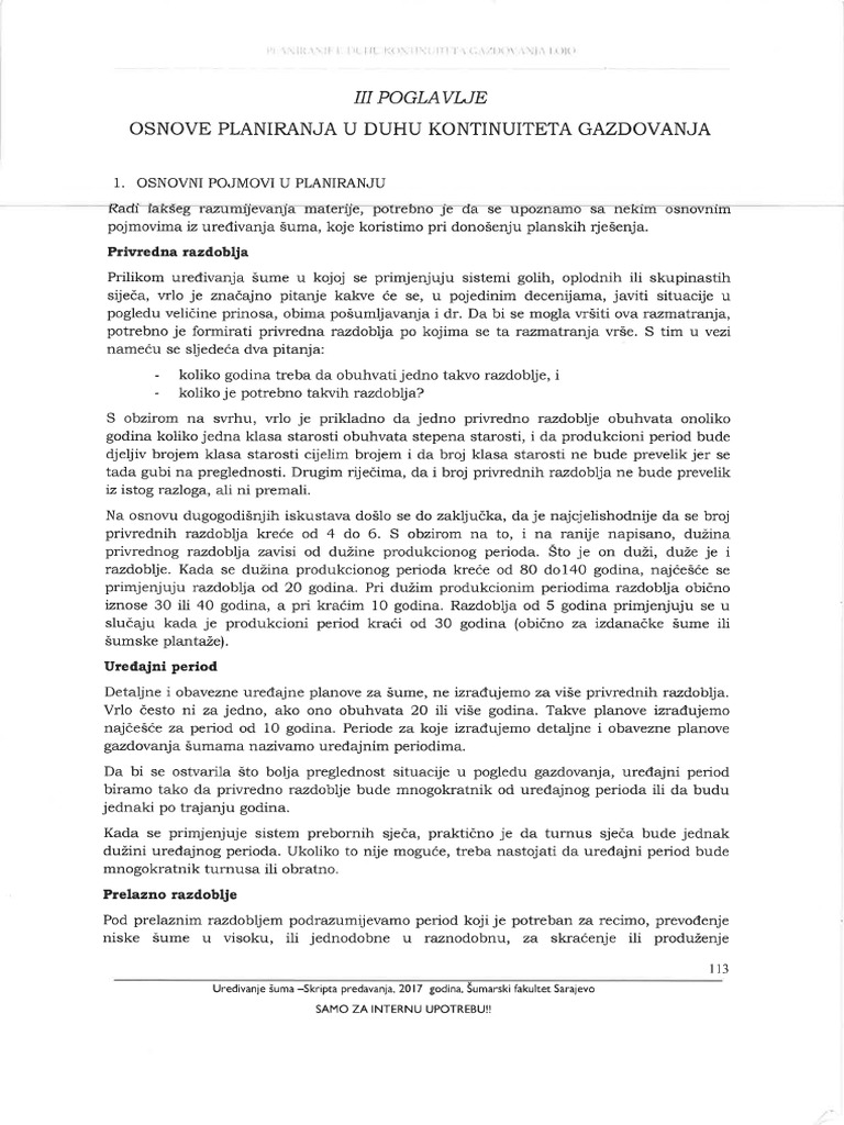 Uredjivanje Suma III Dio 2019 | PDF