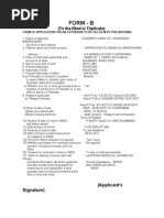 Opf Membership Form With Picture | PDF | Passport | Banks
