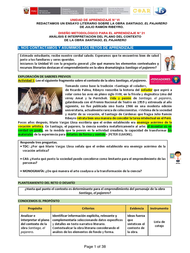 Dmpa - 21, 22, 23, 24 - Comunicación - Iiib - 2021 | PDF | Lima | Perú