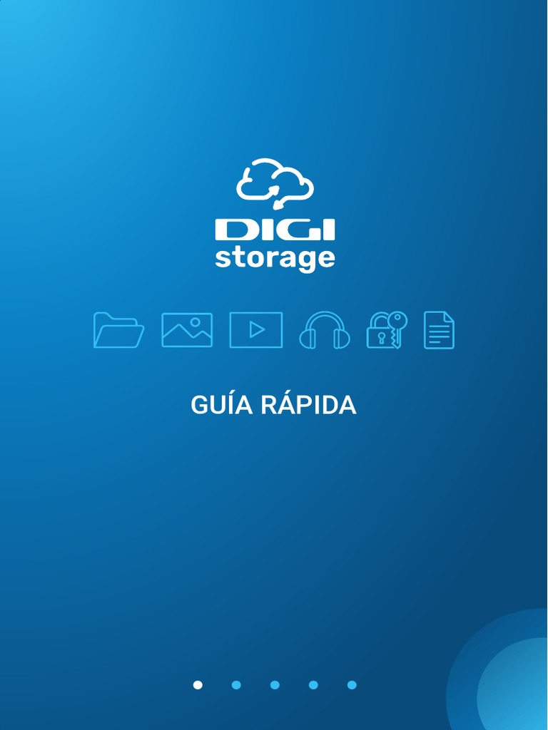 Guía Rápida DIGI Storage | Descargar gratis PDF | Aplicación movil | Archivo de computadora
