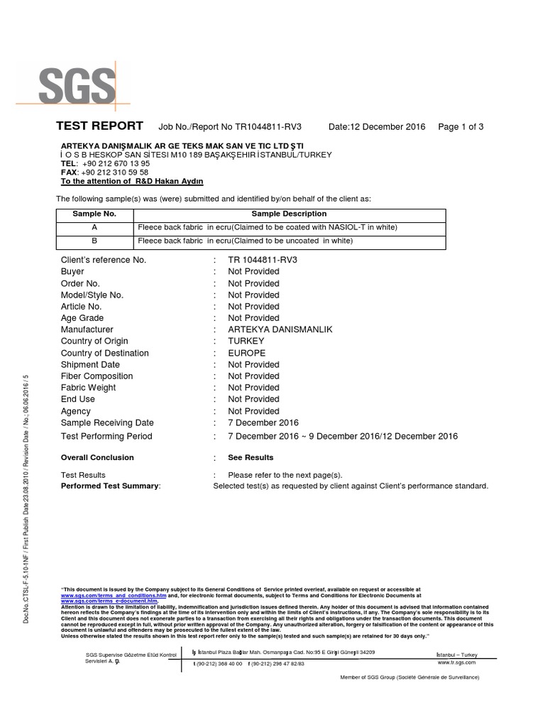 Nasiol ISO 9237 Air Permeability of Textile Fabrics | PDF | Forgery | Textiles