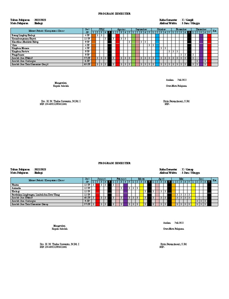 Program Semester | PDF
