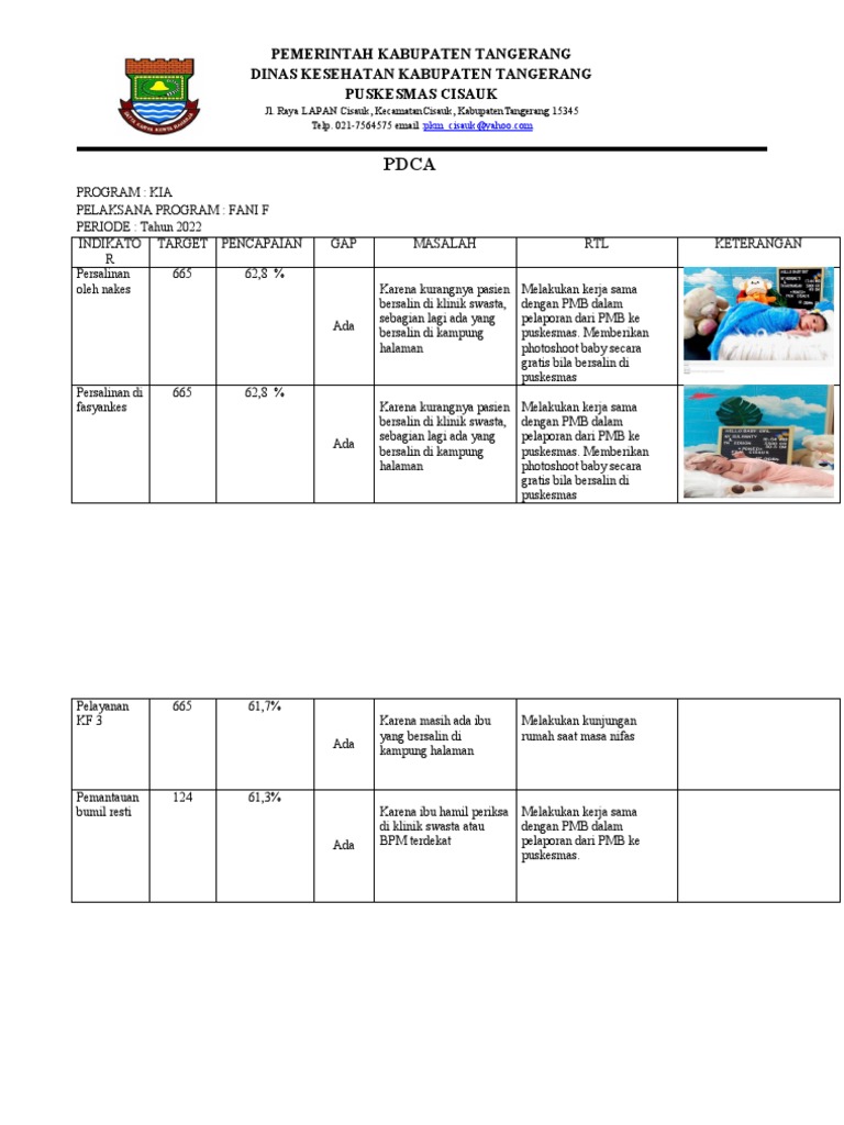 Pdca Program Tahun 2022 | PDF