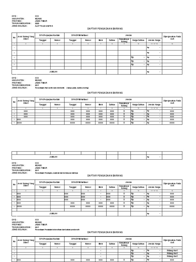 Persediaan by Excel | PDF