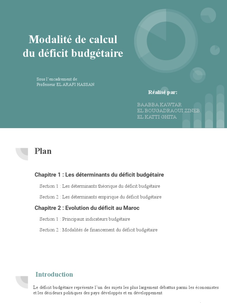 Modalité de Calcul Du Déficit Budgétaire | PDF | Déficit budgétaire | Dette publique