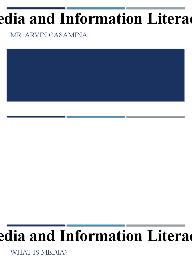 Understanding Media Literacy Concepts | PDF