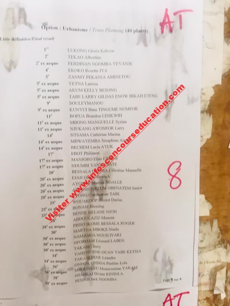 Resultats Enstp 2022 | PDF