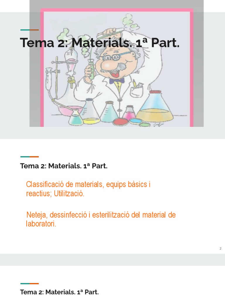 Tema 2 - Materials. 1 Part. | PDF