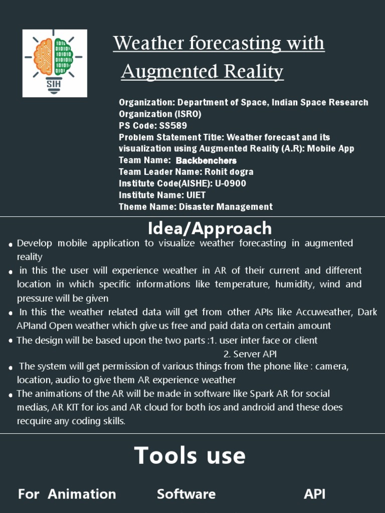 Weather Forecast With Augmented Reality | PDF