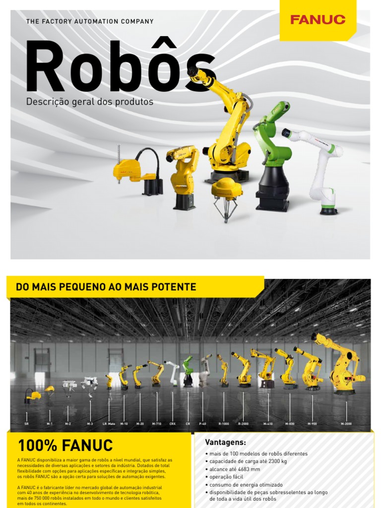 Robot Brochure Pt Pdf Robótica Robô