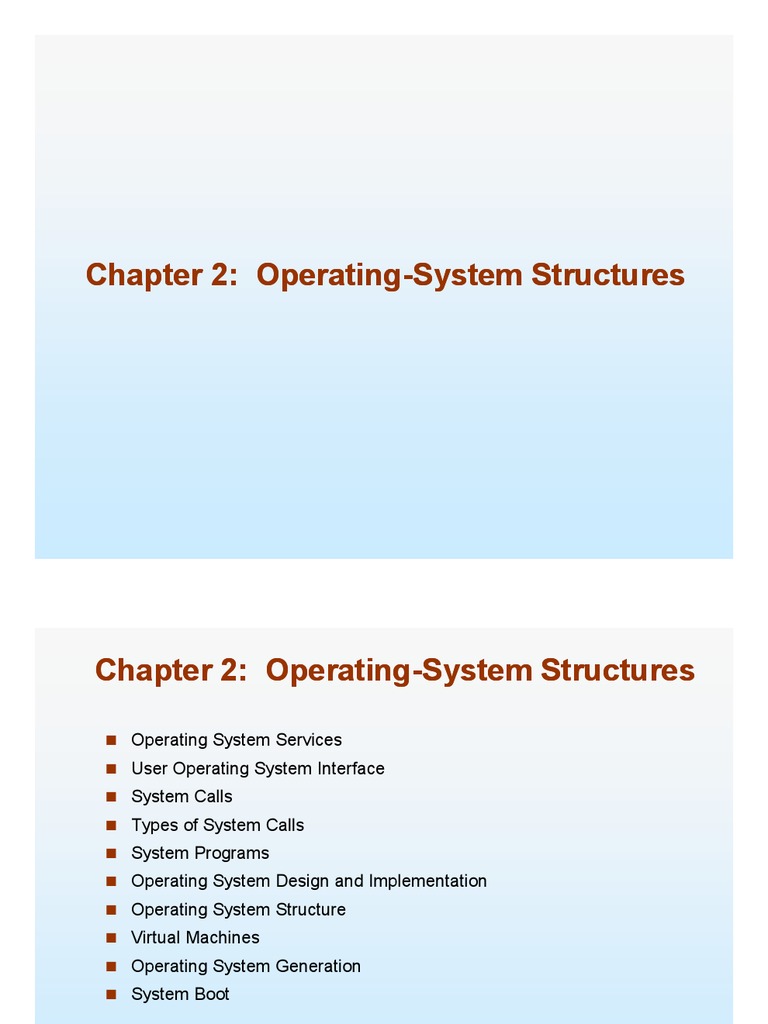 Ch02 (Compatibility Mode) | PDF | Kernel (Operating System) | Operating System