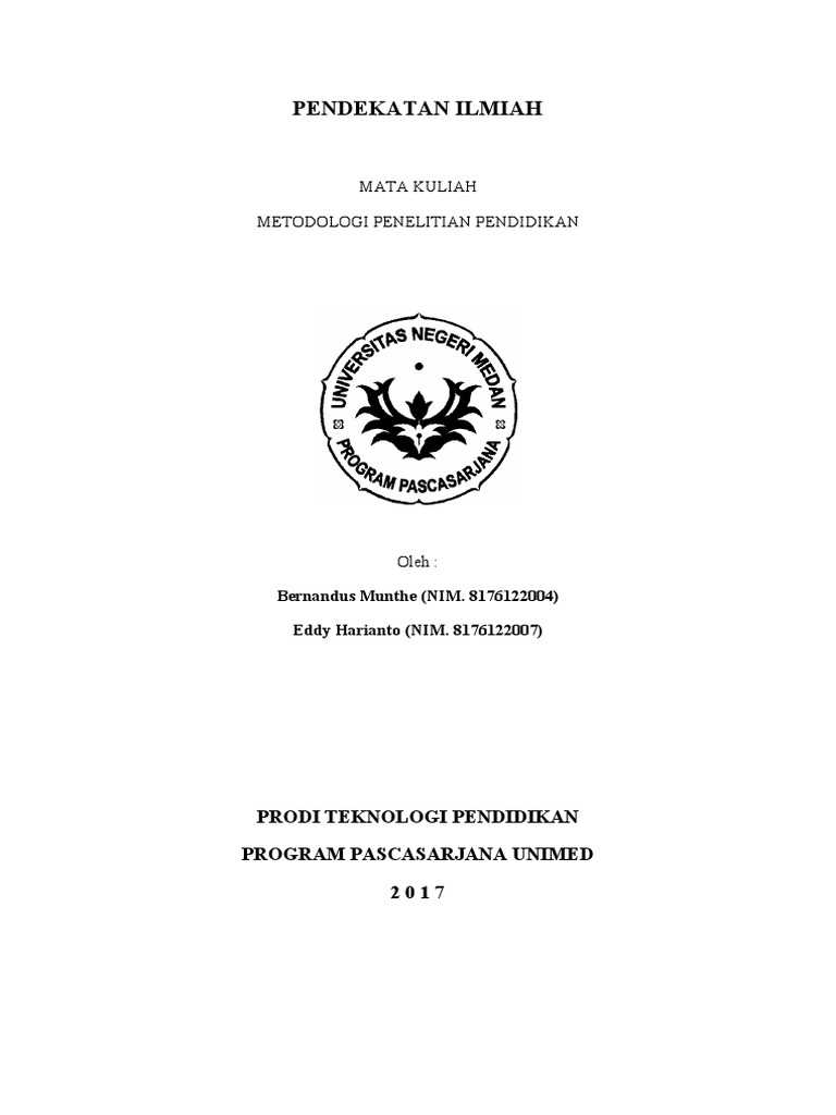 MPP Pendekatan Ilmiah (TR 1) | PDF