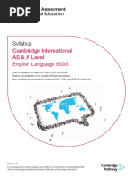 Syllabus: Cambridge International AS & A Level History 9489 | PDF