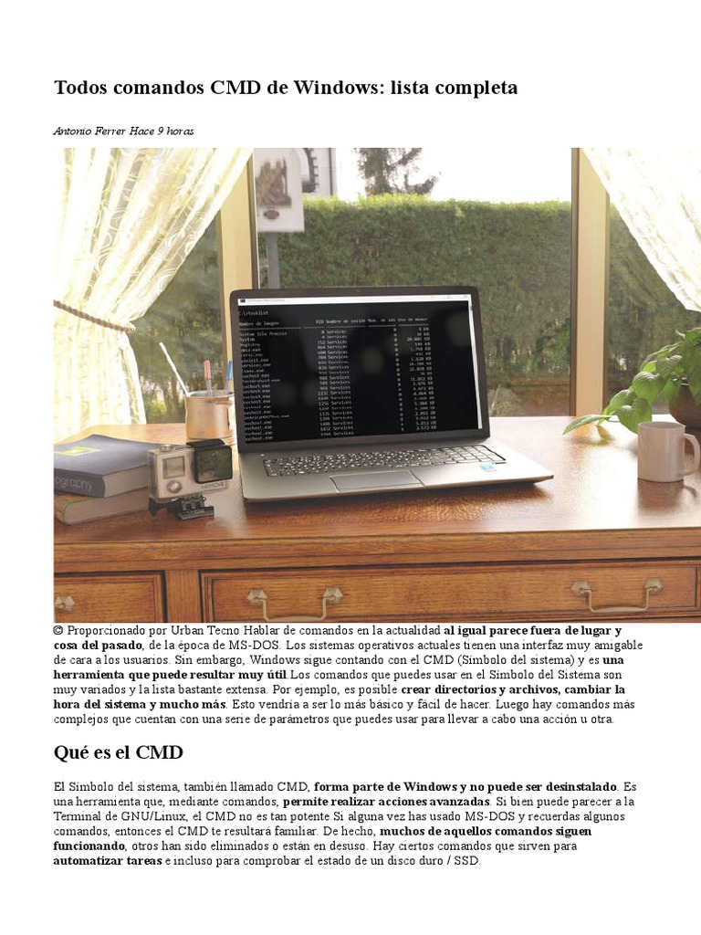 Todos Comandos CMD de Windows Lista Completa | Descargar gratis PDF ...