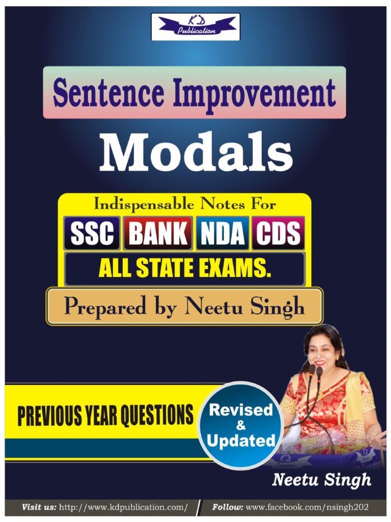 18 - Modals - by Neetu Maim | PDF | Syntax | Language Mechanics