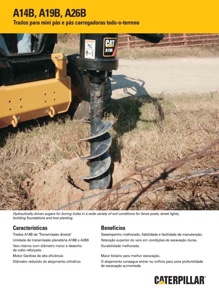 Trado A14B Augers CAT | PDF