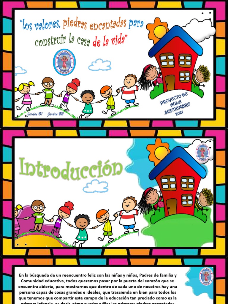 Proyecto de Aula Preescolar | PDF | Familia | Educación de la primera ...