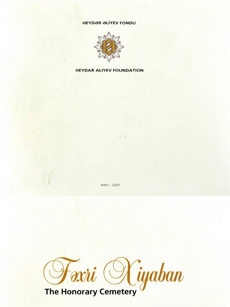 Fexri Xiyaban The Honorary Cemetery | PDF