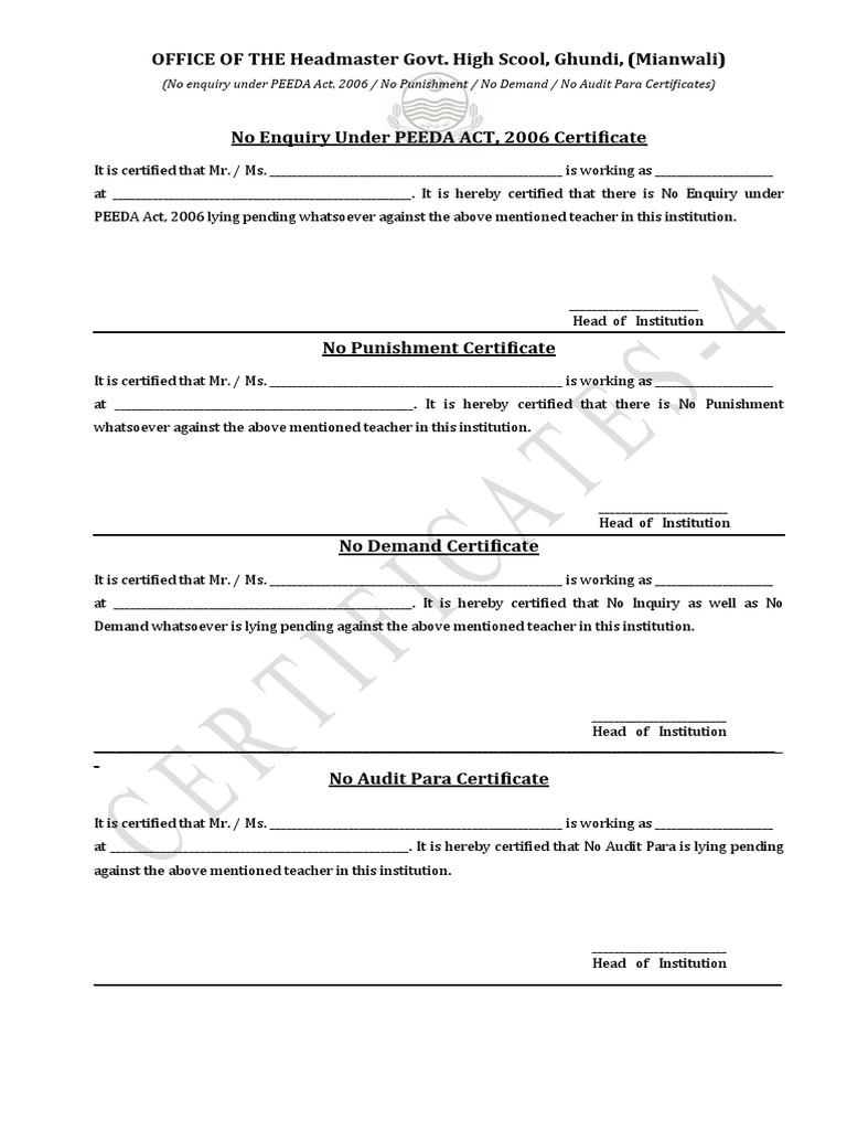 No Inquiry No Demand | PDF