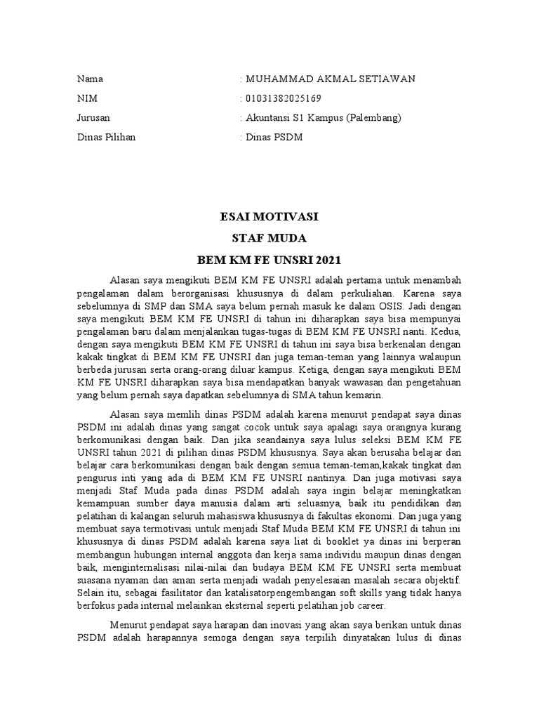 Em - Muhammad Akmal Setiawan | PDF